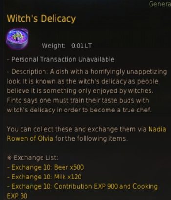 Black Desert BDO Imperial Cooking Guide - mmosumo