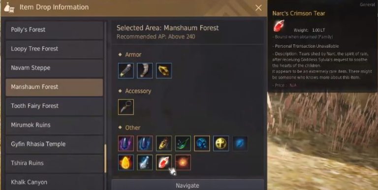 BDO Infinite MP Potion Odores Spirit Essence Guide - mmosumo